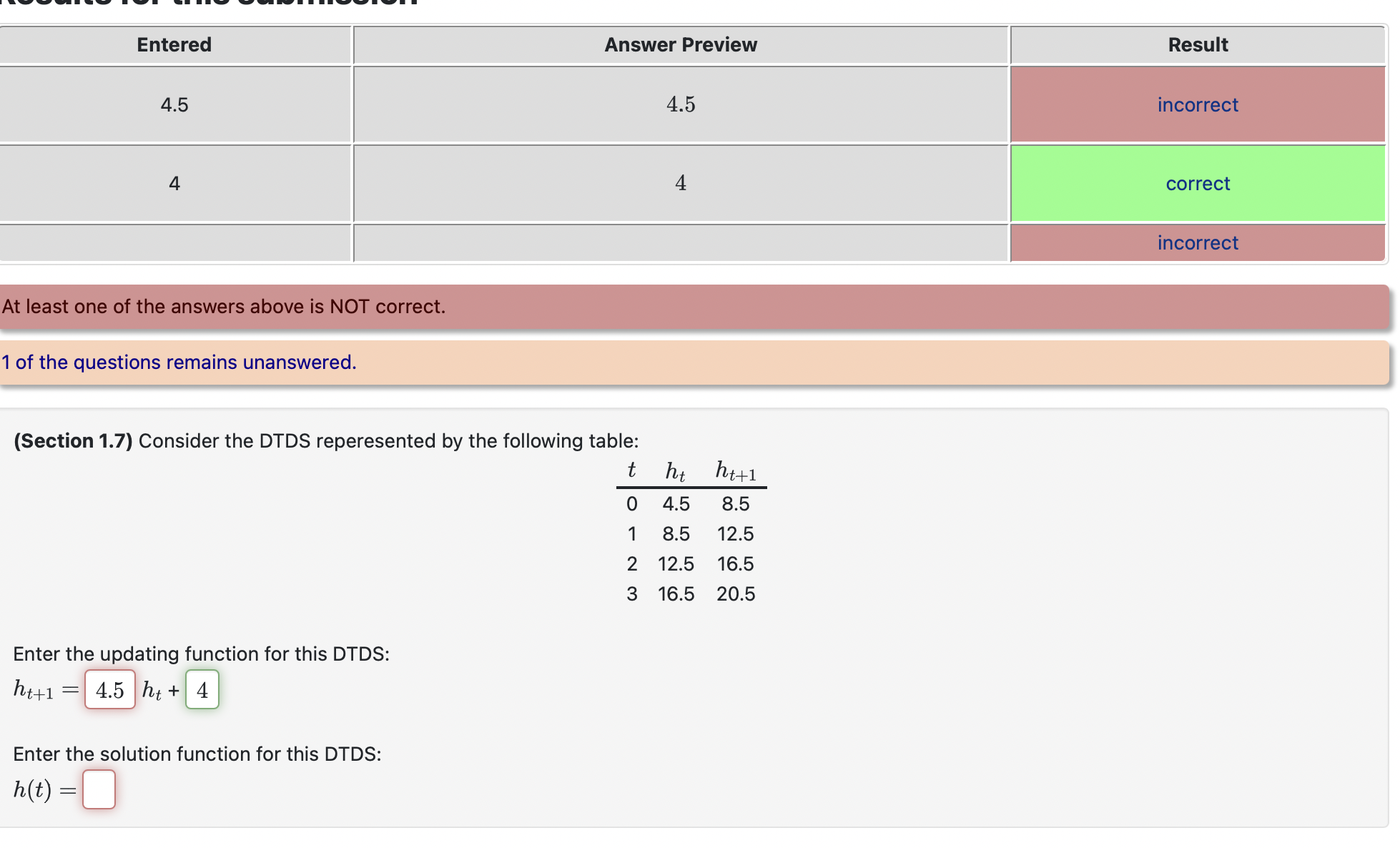 Solved (Section 1.7) ﻿Consider the DTDS reperesented by the | Chegg.com