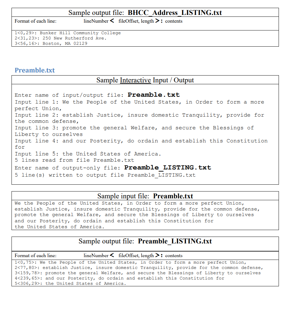 Solved Programming Exercise Be sure that you read and | Chegg.com