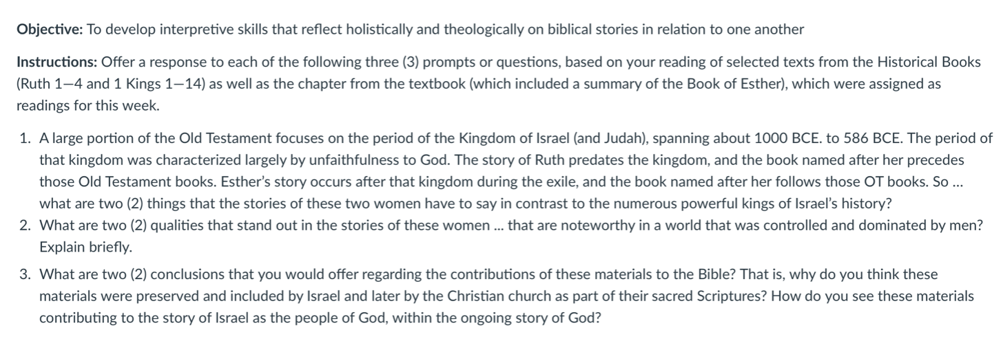 Objective: To develop interpretive skills that | Chegg.com