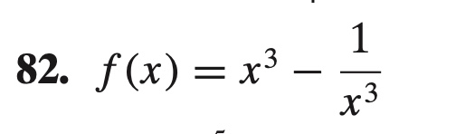Solved f(x)=x3−x31 | Chegg.com