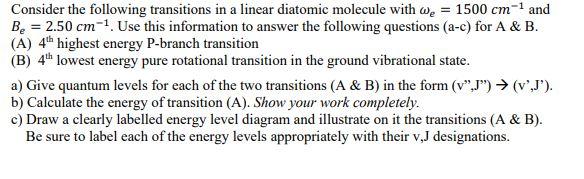 Solved = Consider the following transitions in a linear | Chegg.com