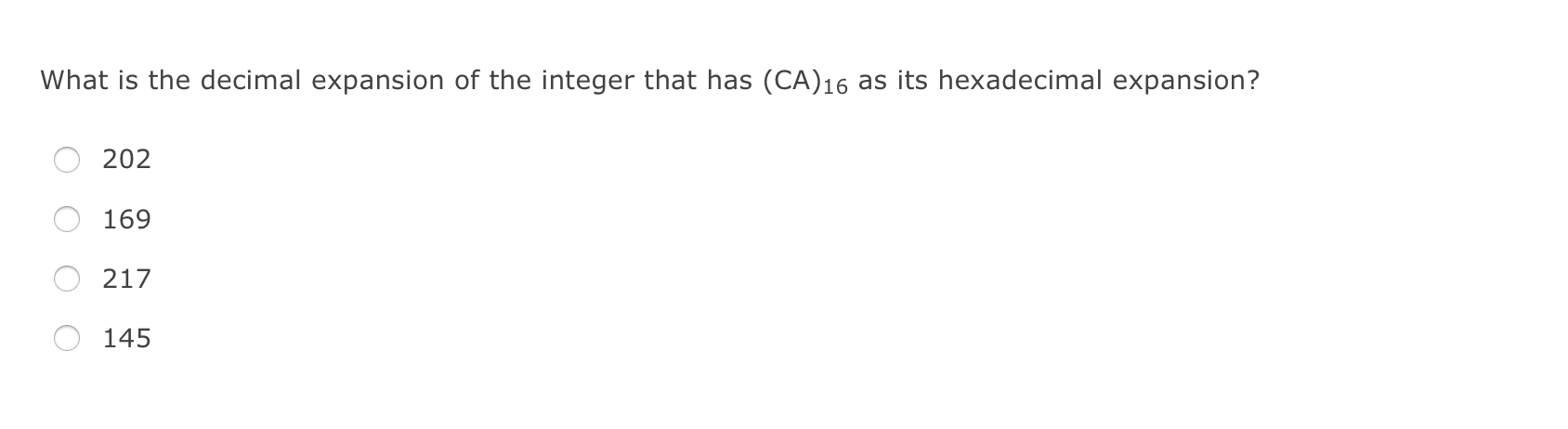 Solved What is the decimal expansion of the integer that has | Chegg.com
