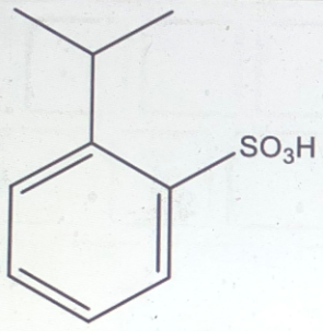 Solved (CH3)2CHCI HOSO3H AlCl3 SO3H SO3H | Chegg.com