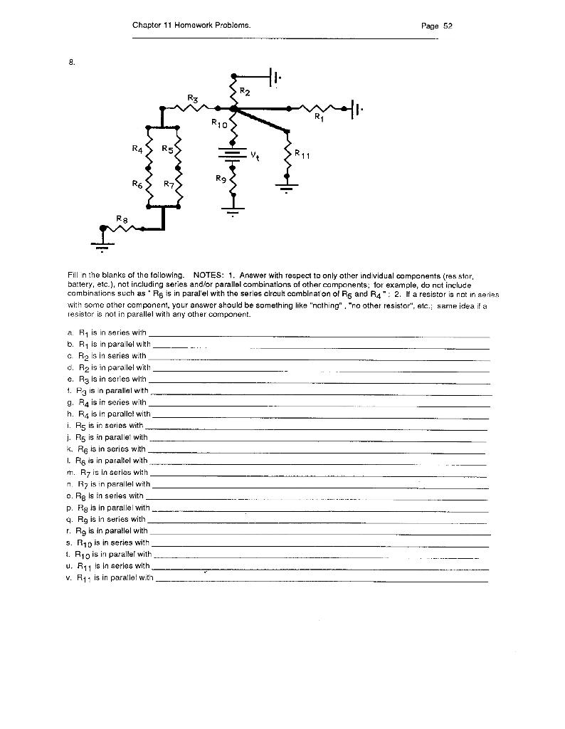Solved Chapter 11 Homework Problems. Page 51 Fill in the | Chegg.com