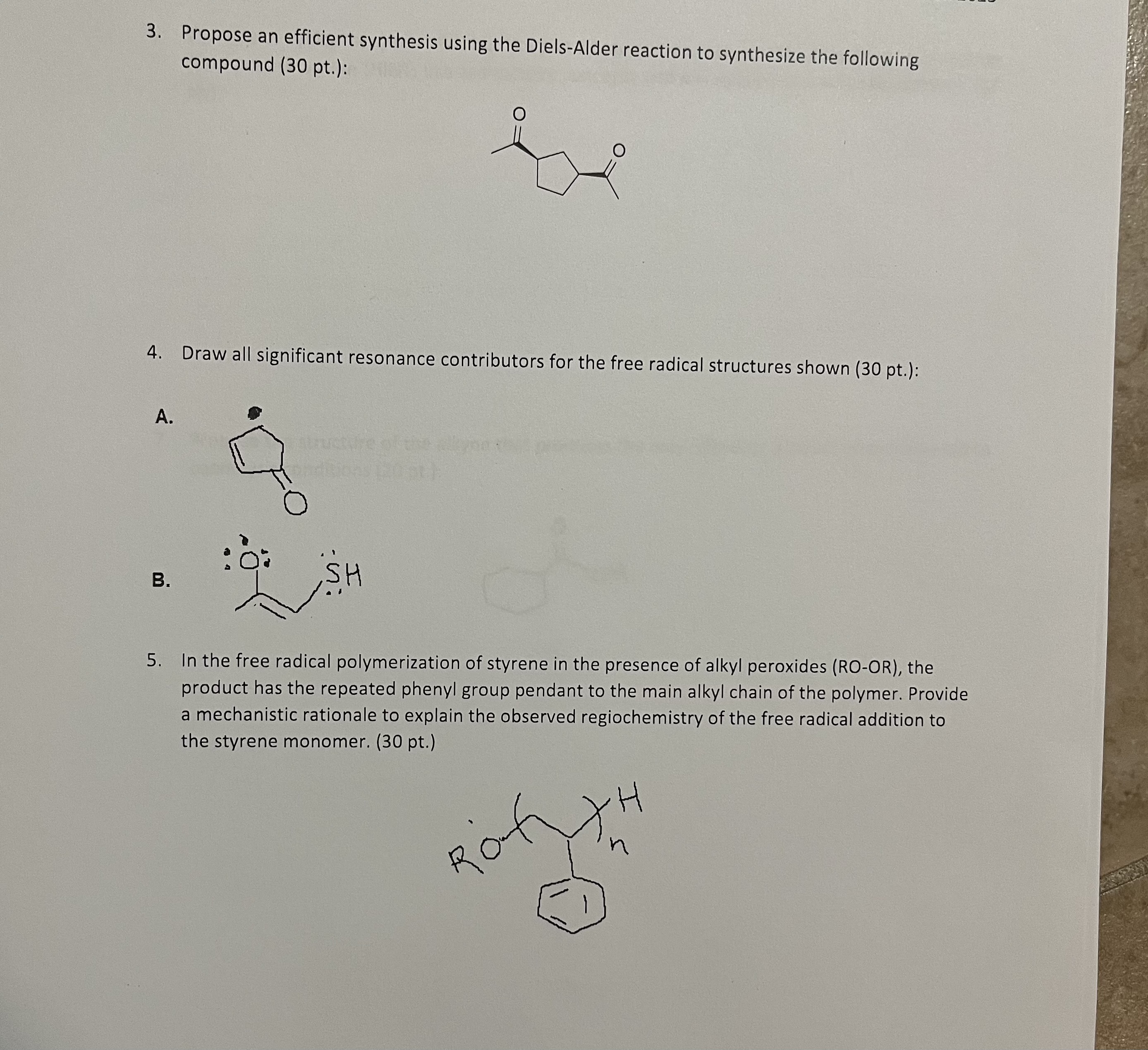 Solved 3. Propose an efficient synthesis using the | Chegg.com