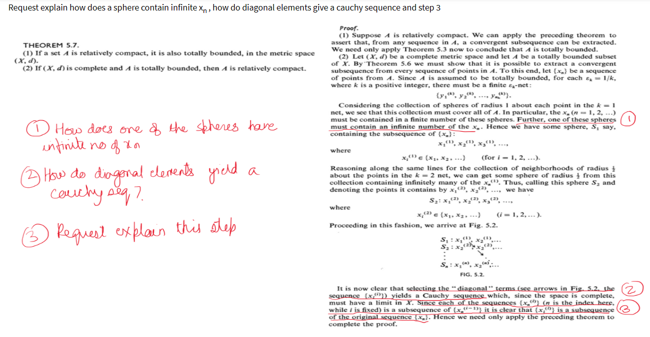 Solved Proof. (1) Suppose A is relatively compact. We can | Chegg.com