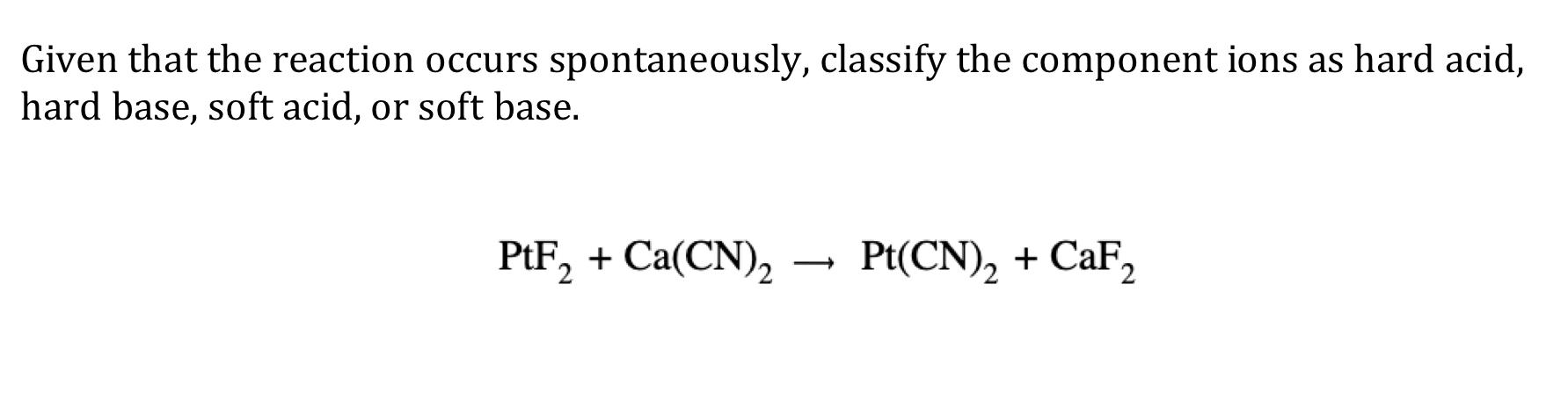 Solved Given that the reaction occurs spontaneously, | Chegg.com