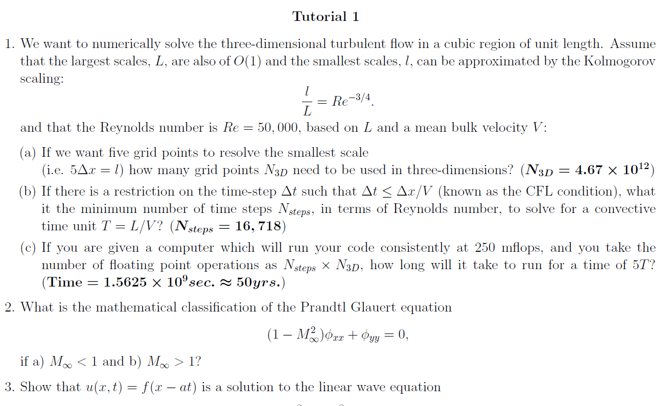 1. We want to numerically solve the three-dimensional | Chegg.com