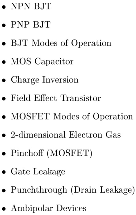 Solved NPN BJT » PNP BJT . B.JT Modes of Operation o MOS | Chegg.com Solved NPN BJT » PNP BJT . B.JT Modes of Operation o MOS | Chegg.com