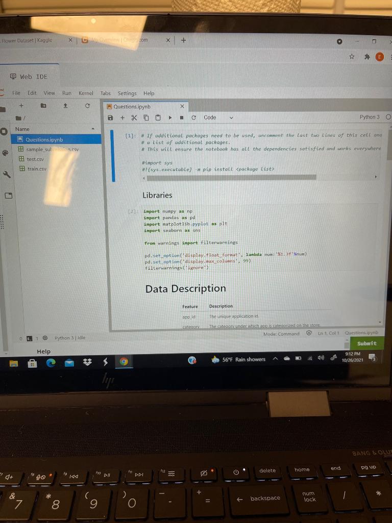 1.Predict Mobile App Popularity mobile applications | Chegg.com