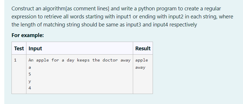 Solved Construct an algorithm[as comment lines] and write a | Chegg.com