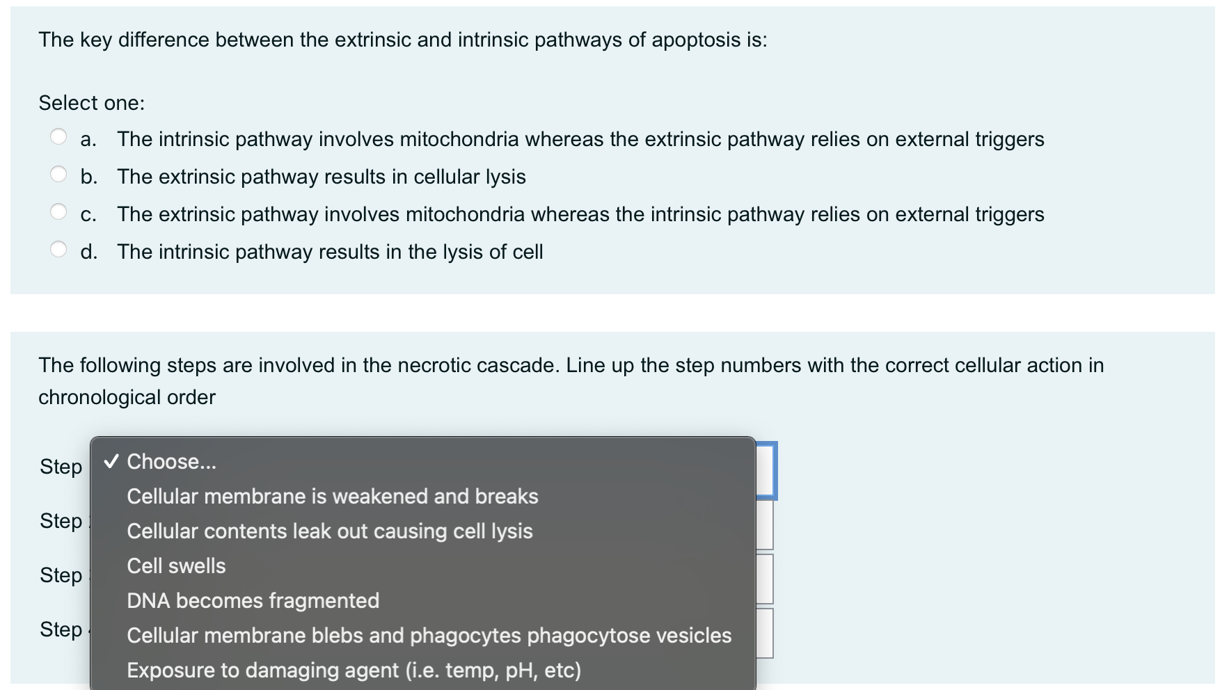 Solved The key difference between the extrinsic and | Chegg.com
