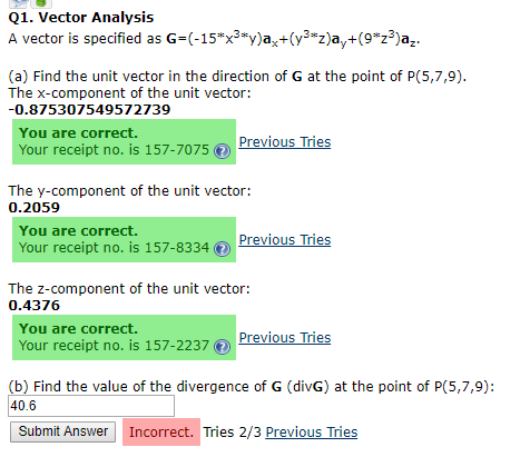 Solved Q1. Vector Analysis A vector is specified as | Chegg.com