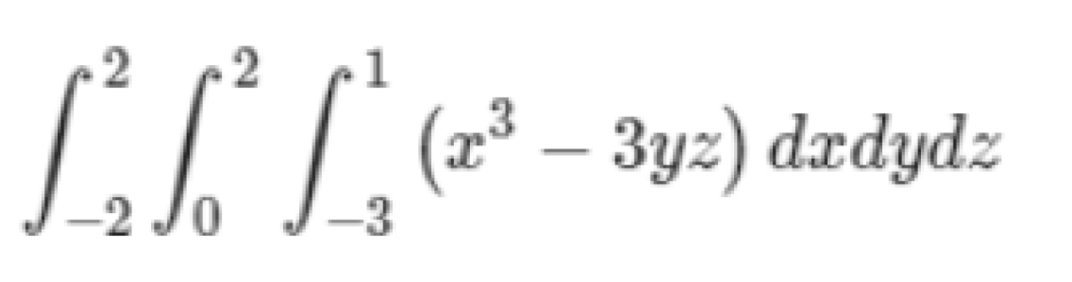Solved Evaluate the following triple integral (a) | Chegg.com