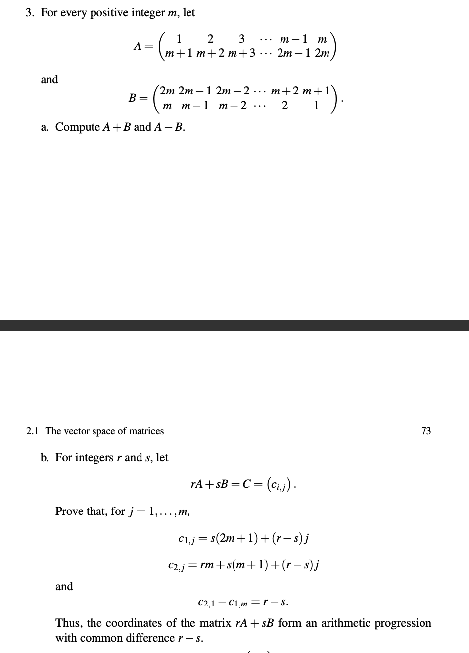 Solved 3. For every positive integer m, let | Chegg.com