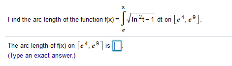 Solved Find the arc length of the function f(x) = SV in 2-1 | Chegg.com