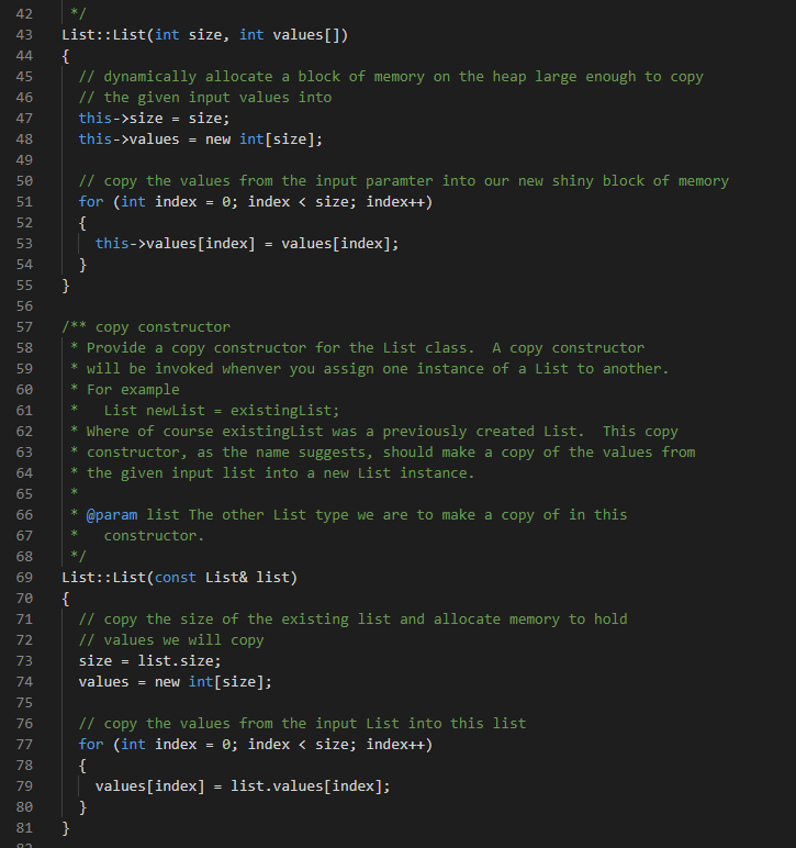 Solved х 28 37 List.hpp include > 6 List.hpp > ... class | Chegg.com