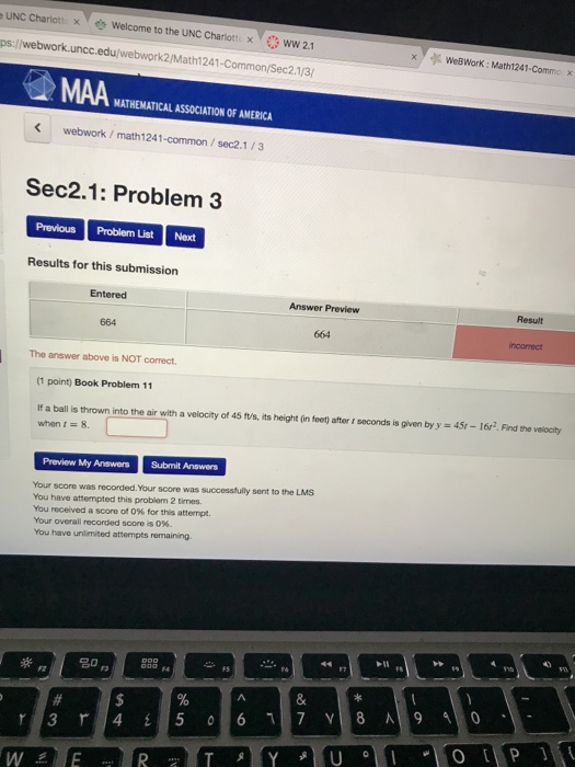 Solved webwork.uncc.edu/webwork2/Math1241-Common/Sec2.1/1 At | Chegg.com