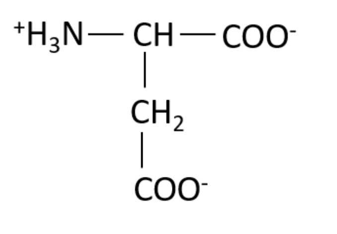 Solved At what pH does the form of aspartic acid as shown in | Chegg.com