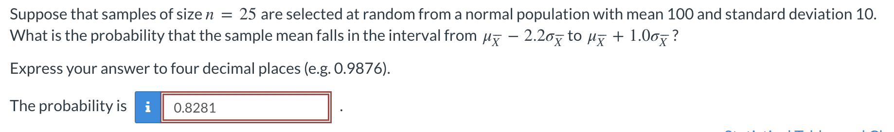 Solved Suppose that samples of size n = 25 are selected at | Chegg.com