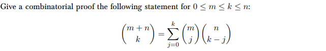 Solved analyze and write a combinatorial proof of a | Chegg.com