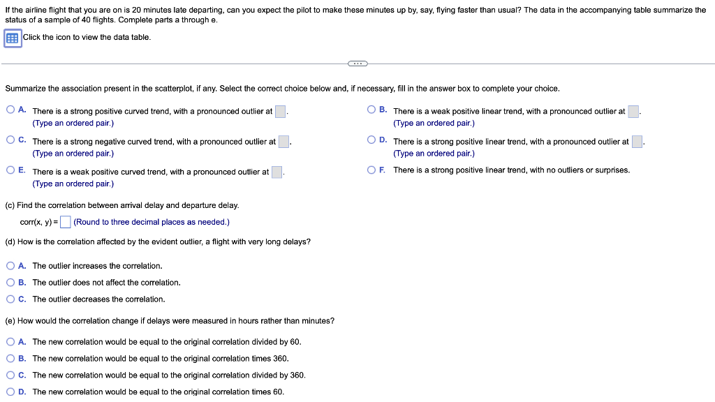 If the airline flight that you are on is 20 minutes | Chegg.com