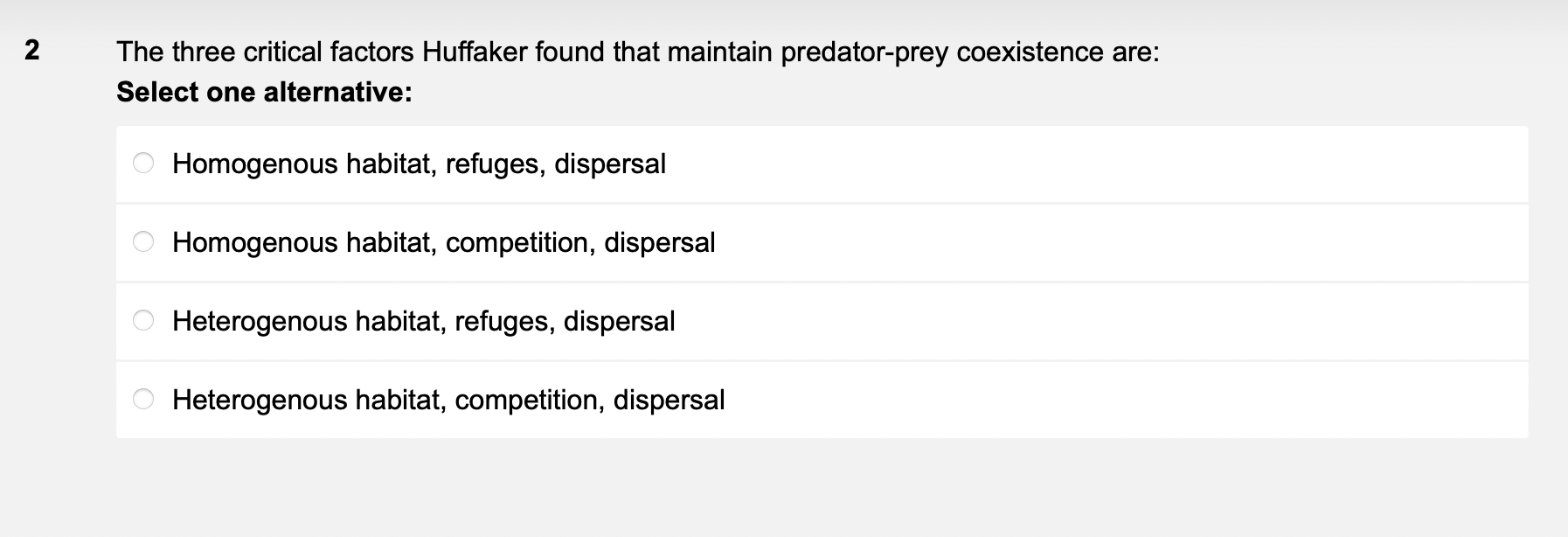 Solved Exploitative competition involves: Select one | Chegg.com