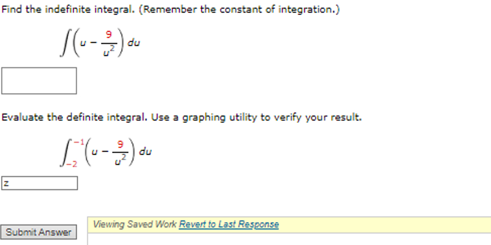 Solved Find the indefinite integral. (Remember the constant | Chegg.com