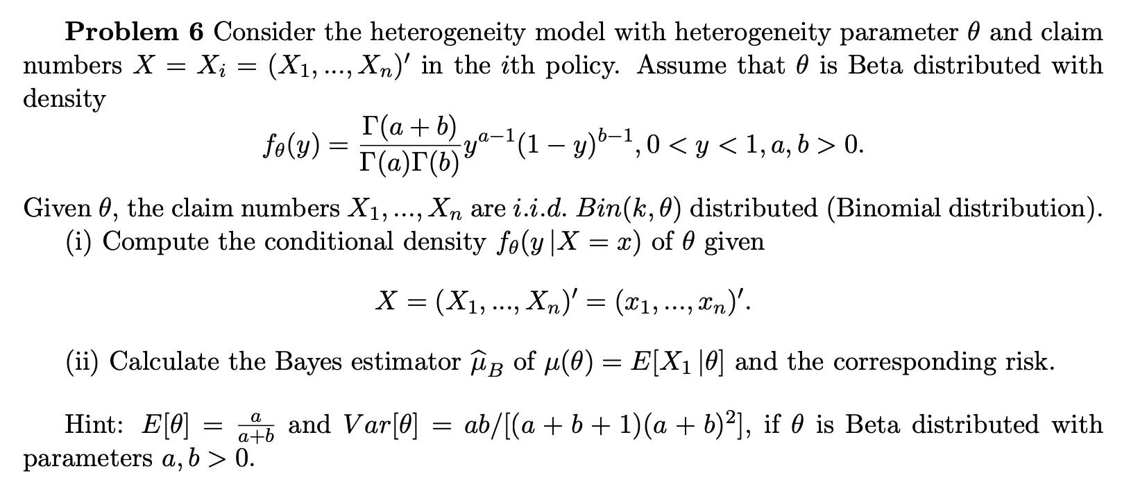 Solved Problem 6 Consider the heterogeneity model with | Chegg.com