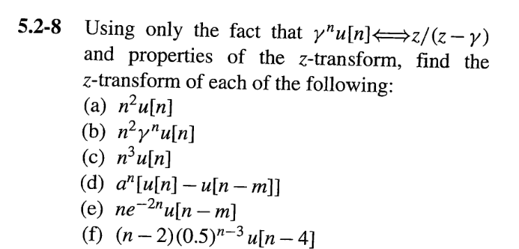 Solved 1-7 Find the inverse unilateral z-transform of each | Chegg.com