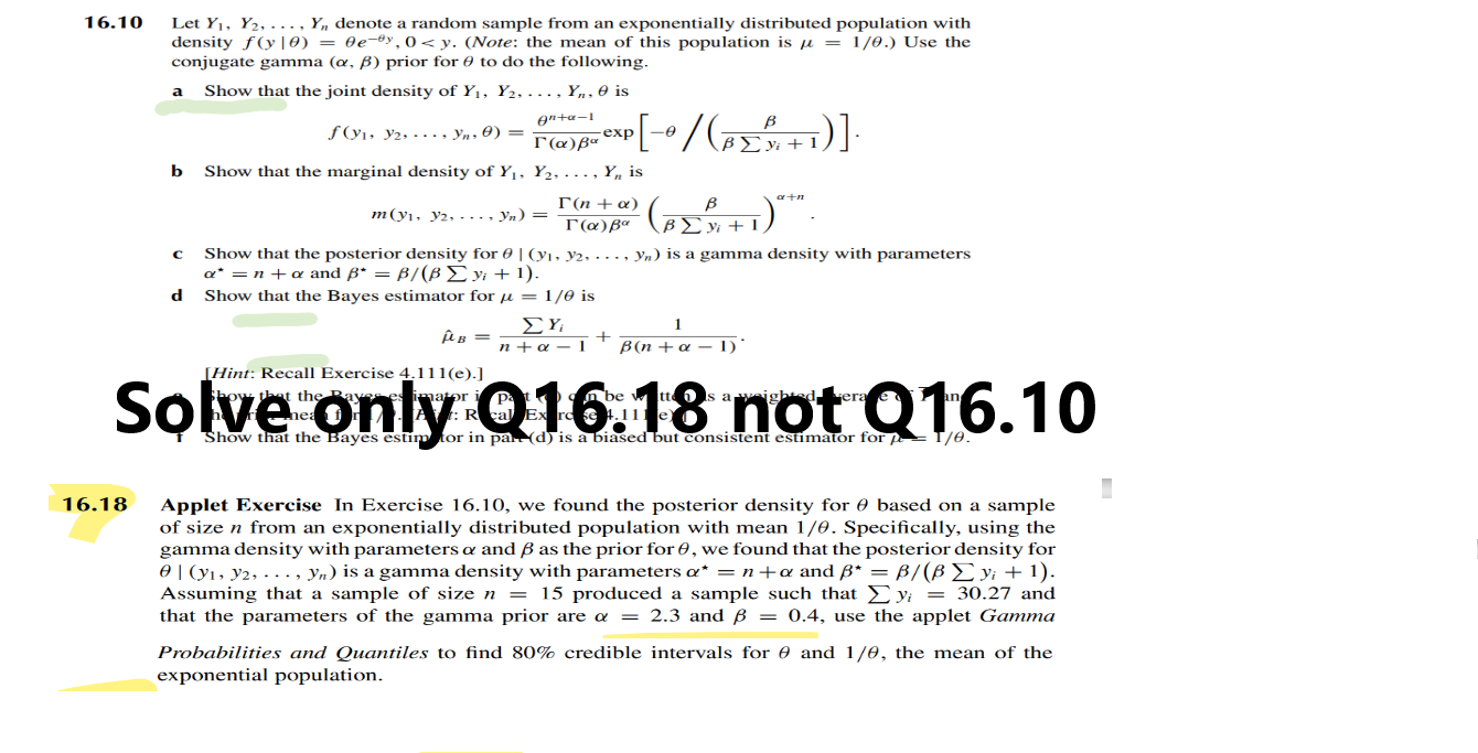 Solved Solve only 016.18 ﻿not Q16.10 | Chegg.com