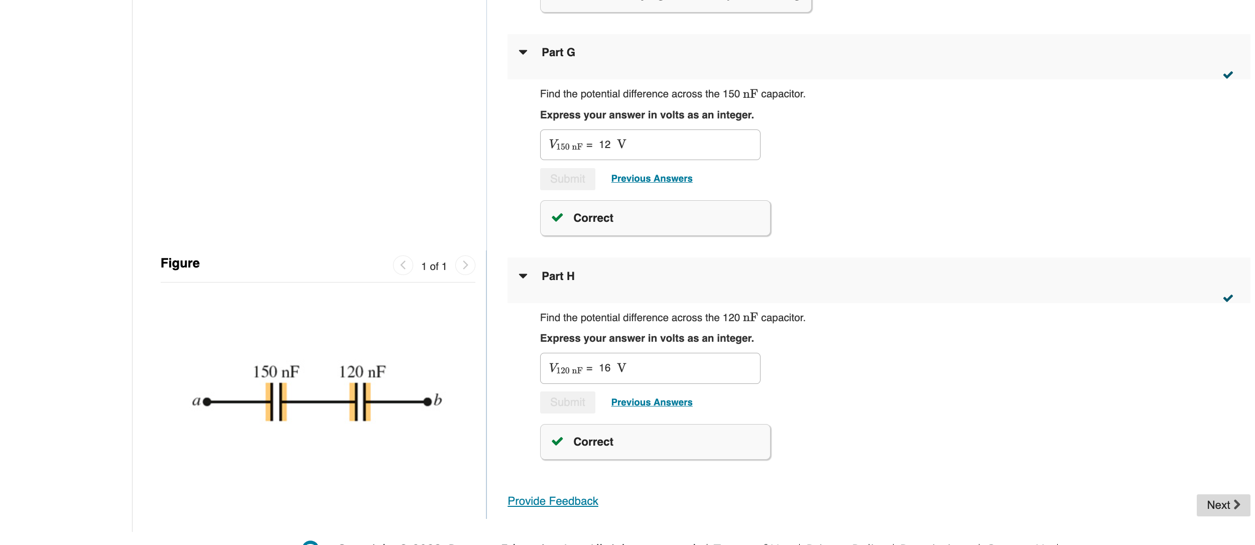 Solved Find the energy stored in the 150nF capacitor. | Chegg.com