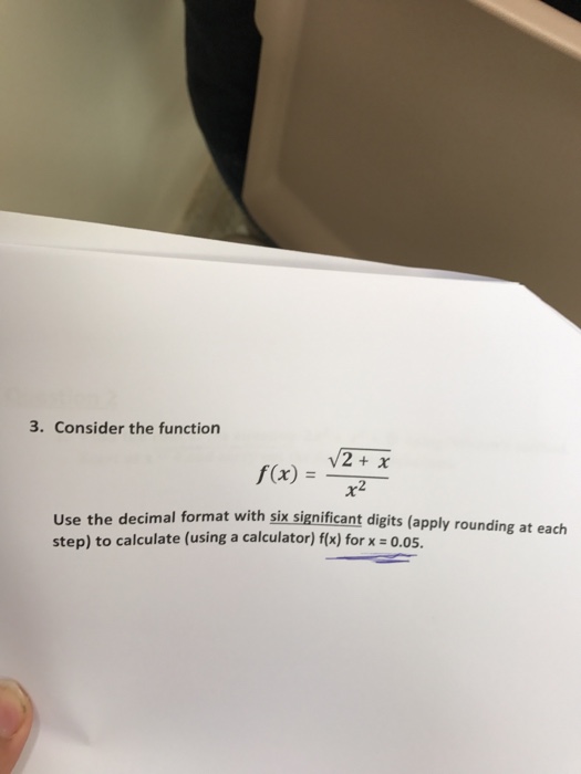 Solved Consider the function f(x) = squareroot 2 + x/x^2 Use | Chegg.com