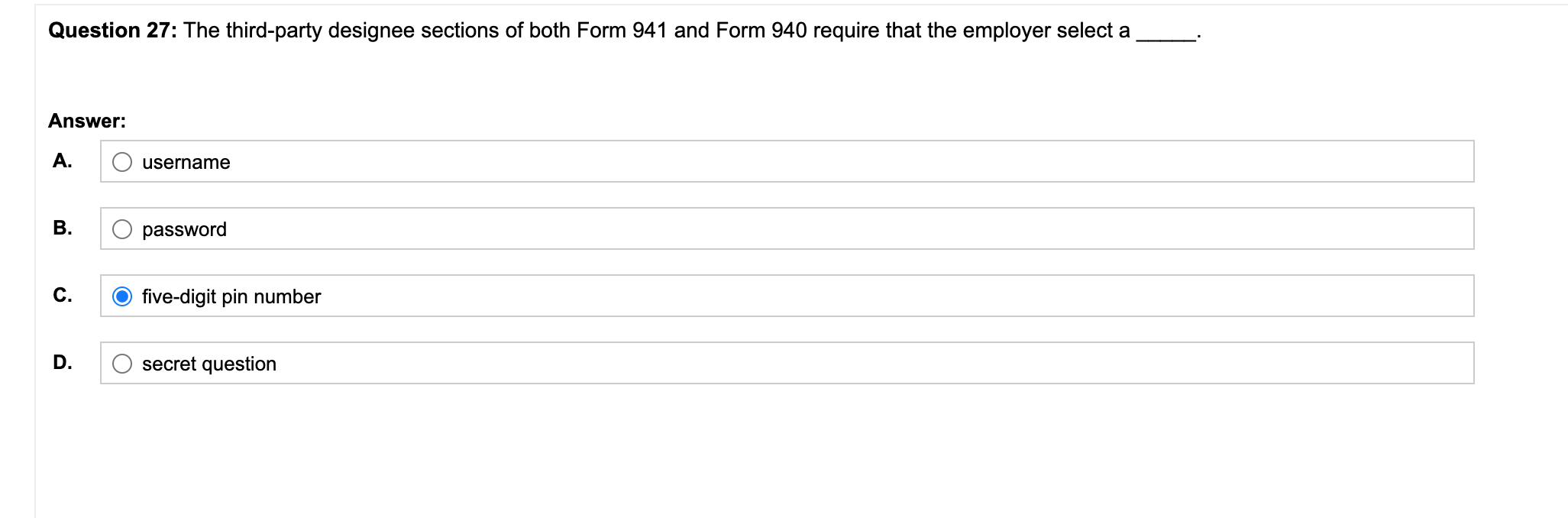 Solved Question 27: The third-party designee sections of | Chegg.com