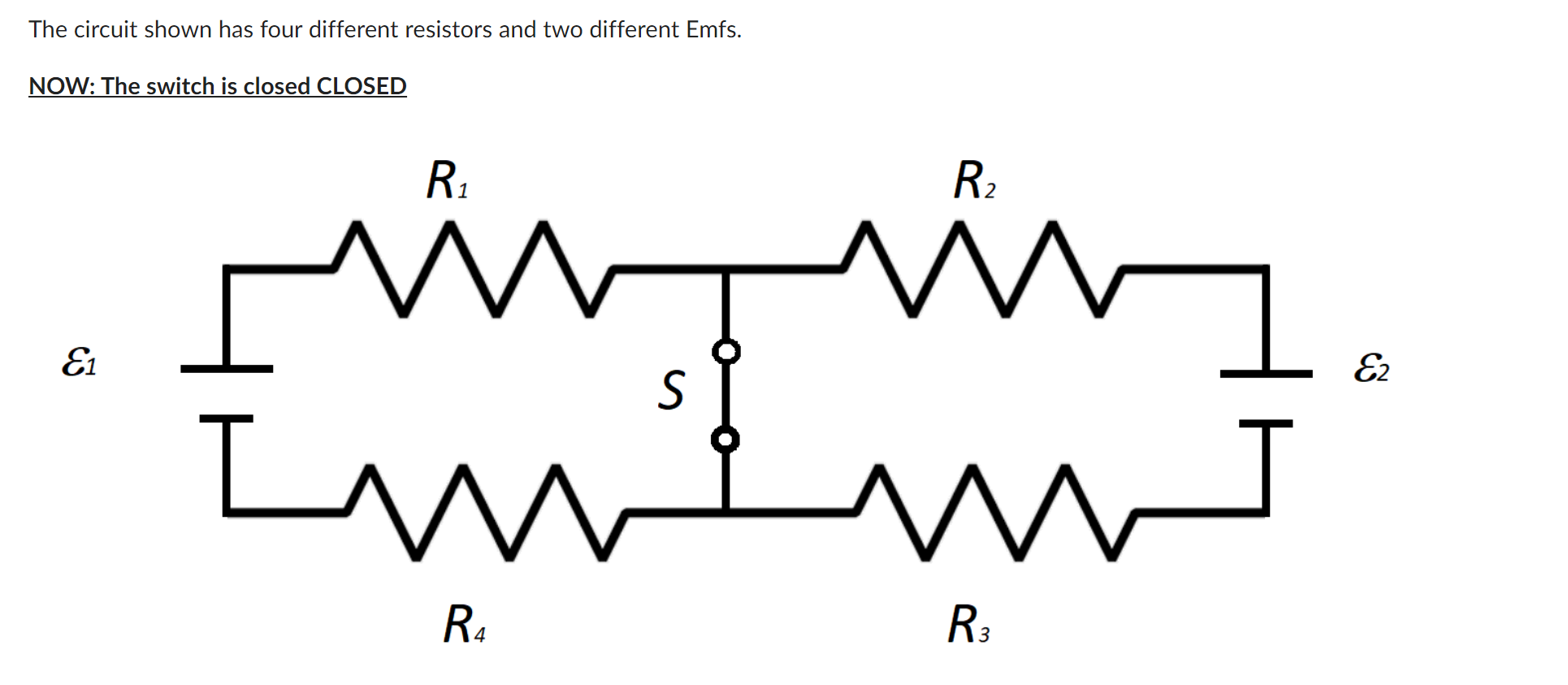 Solved ε1=25 volts ε2=100 volts R1=5Ω R2=20Ω R3=35Ω | Chegg.com
