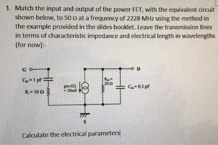 Solved DESIGN EXAMPLE Cus Case TS Transistor has 20 Ohm | Chegg.com