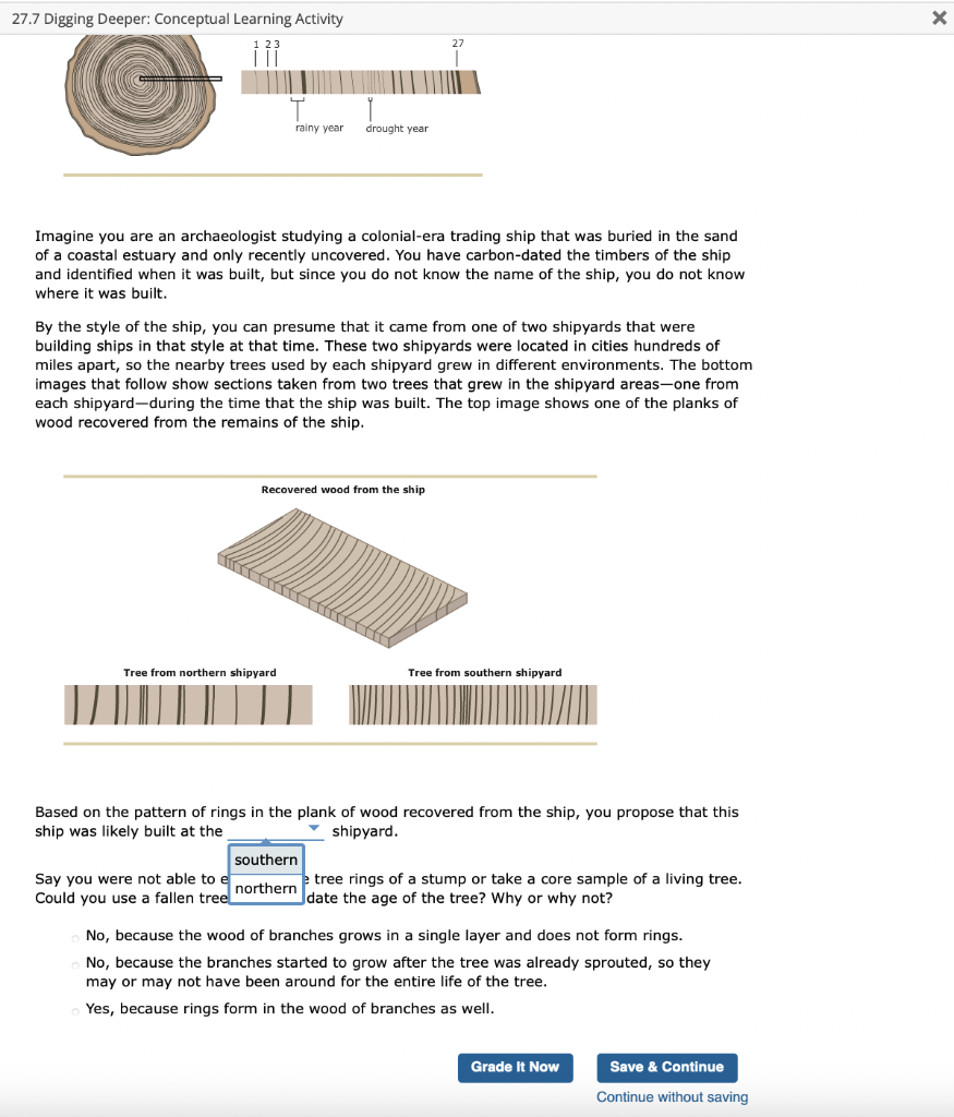 Solved Dendrochronology (from dendro-, meaning "tree," | Chegg.com