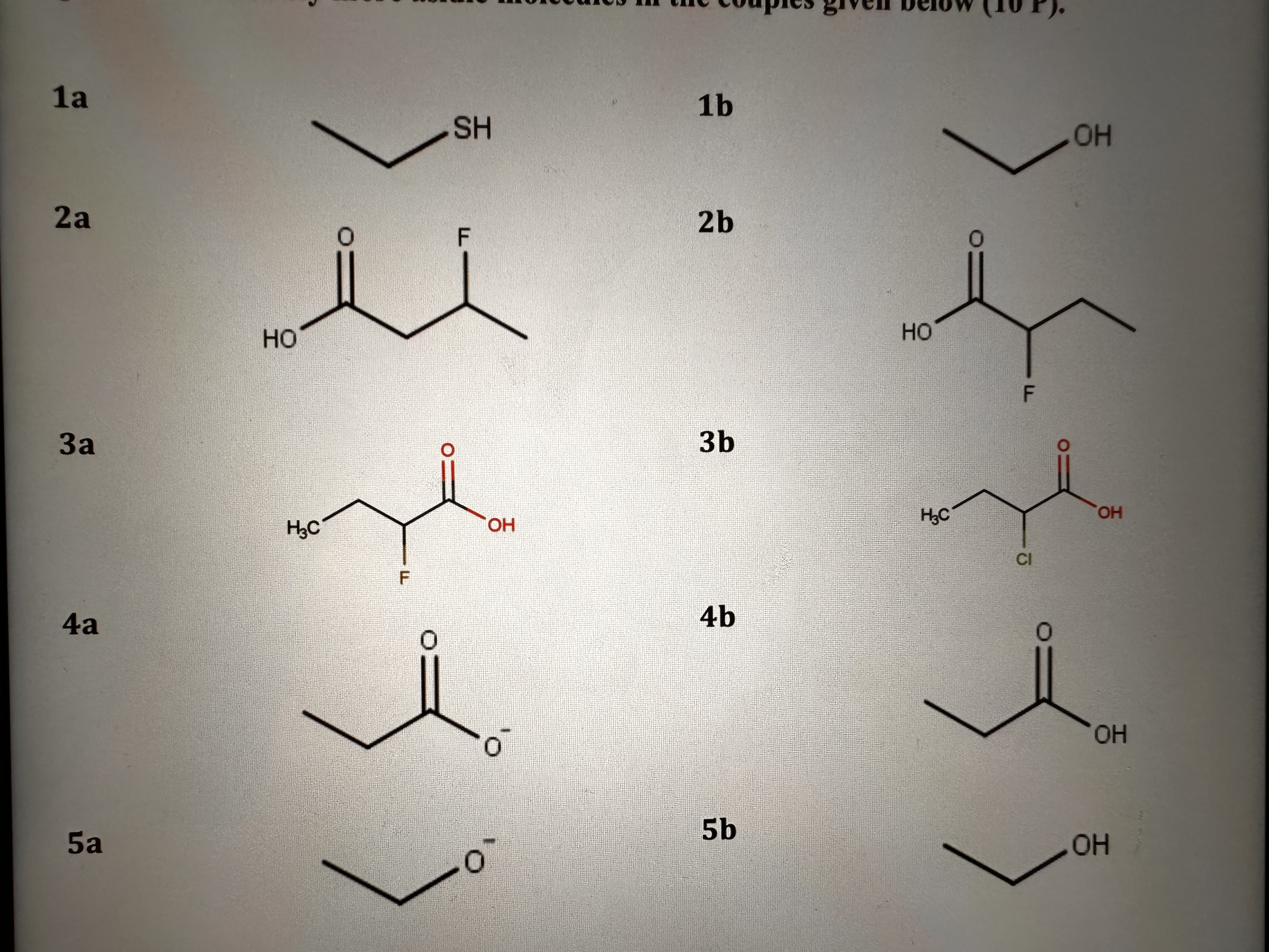 Solved 1a 1b 2a 2b 3a 3b 4a 4b 5a 5b | Chegg.com