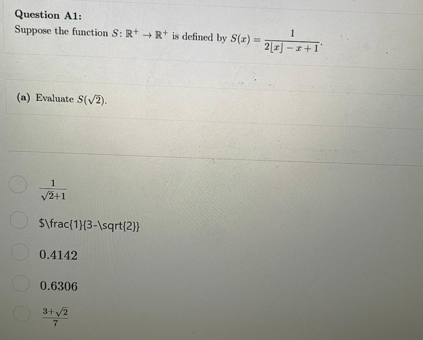Solved Question A4: Define two sequences {bi} and {ci} by | Chegg.com