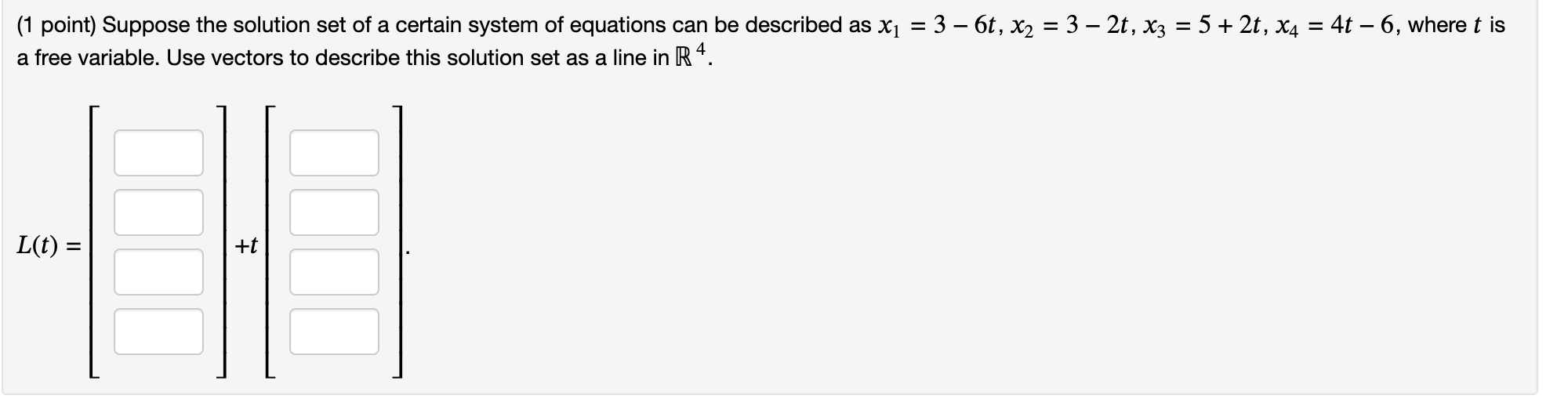 Solved (1 point) Suppose the solution set of a certain | Chegg.com