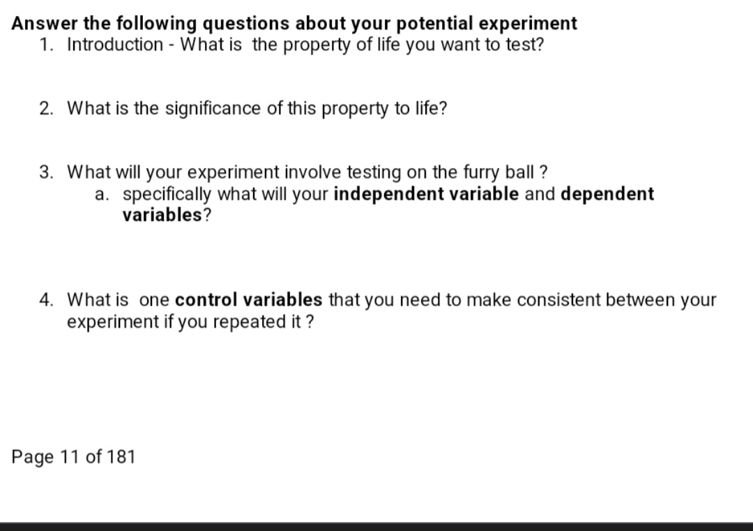 [Solved]: Answer the following questions about your potenti