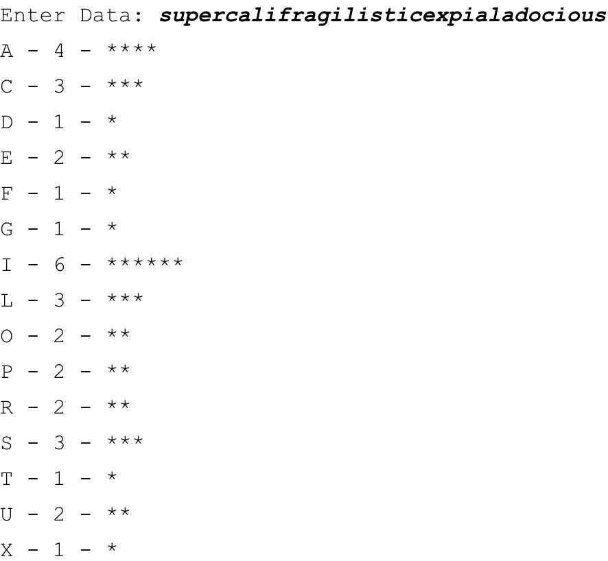 Solved Write a Ruby program that uses a Hash to keep track | Chegg.com