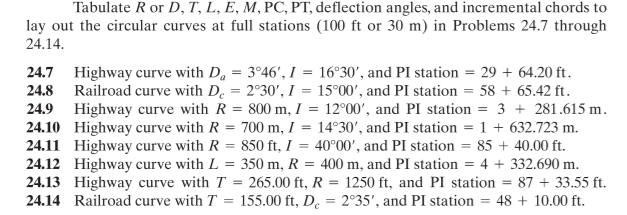 Solved Tabulate R or D, T, L, E, M, PC, PT, deflection | Chegg.com