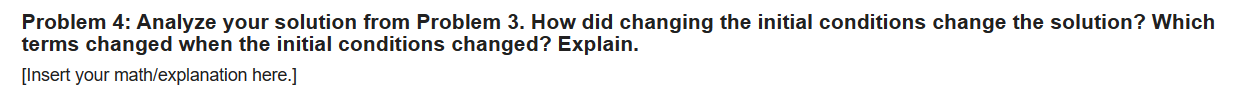 Problem 3: Use the MATLAB dsolve() function to solve | Chegg.com
