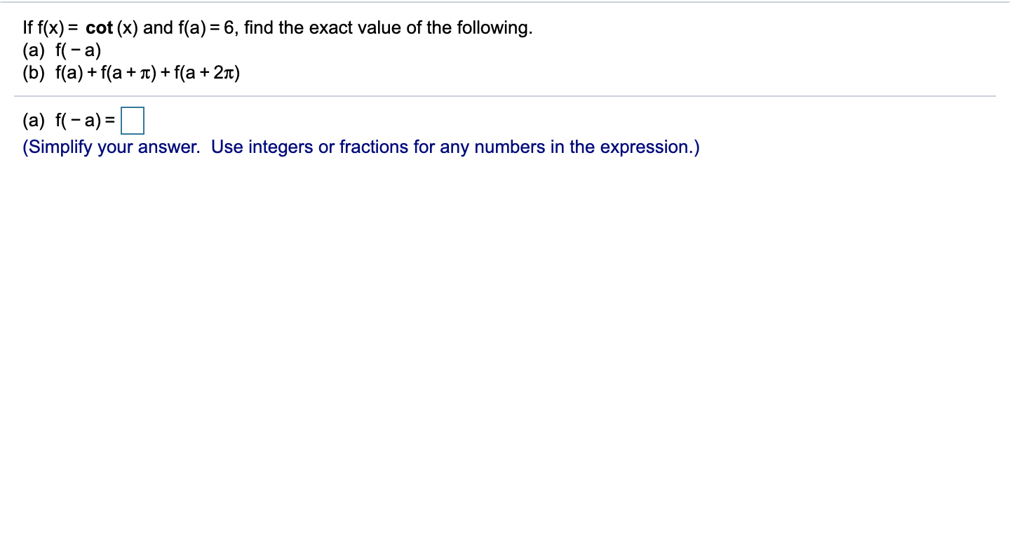 Solved If f left parenthesis x right parenthesis equals | Chegg.com