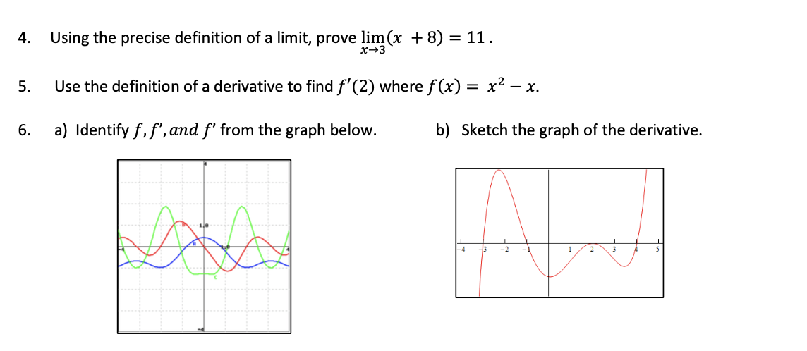 Solved 4. Using the precise definition of a limit, prove lim | Chegg.com
