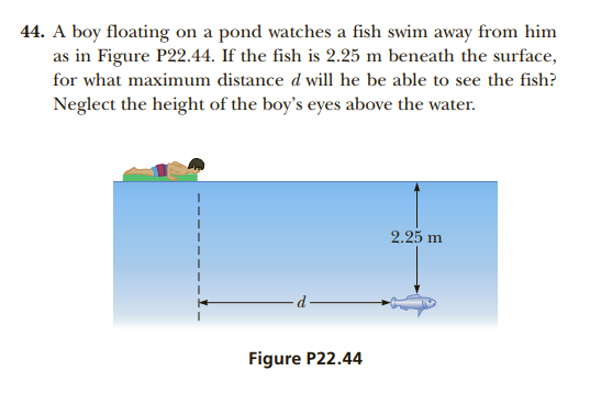 Solved 44 A Boy Floating On A Pond Watches A Fish Swim Away Chegg solved-44-a-boy-floating-on-a-pond-watches-a-fish-swim-away-chegg
