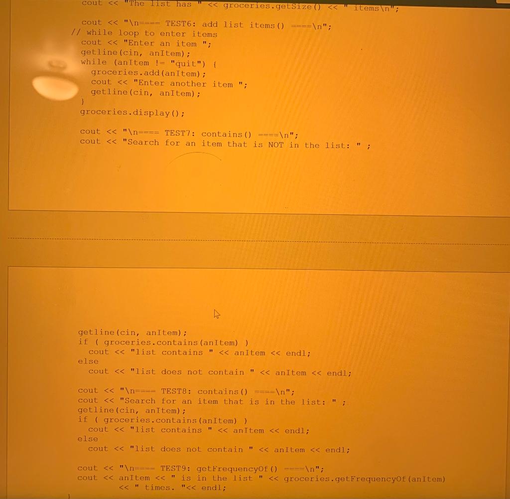 Solved Assignment Programming Project 8 Consider the Bag | Chegg.com