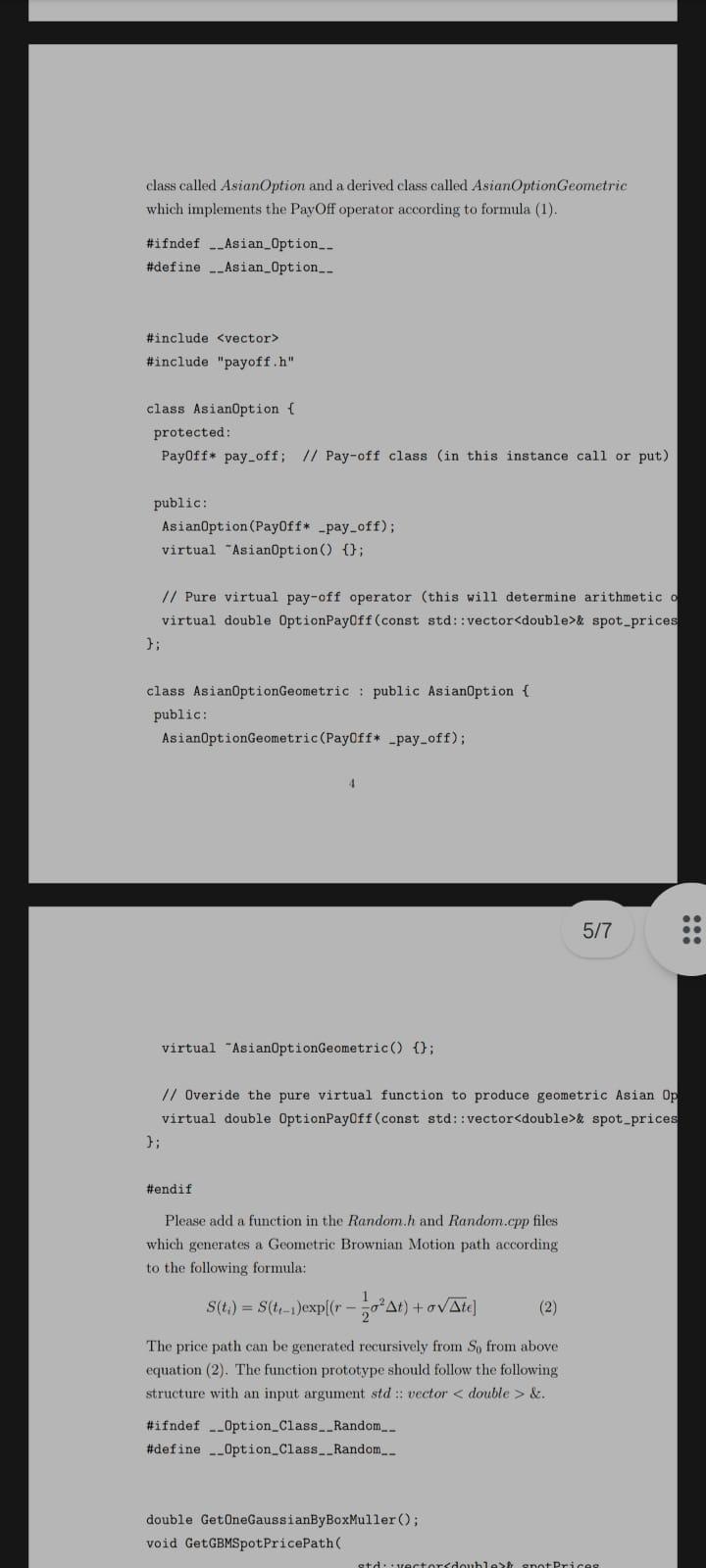 Data: An Asian option is a type of exotic option. | Chegg.com
