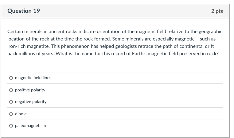 Solved Question 22 2 Pts With Increasing Distance From A Chegg